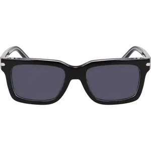 Nike Crescent I 54mm Rectangular Sunglasses Black / Grey