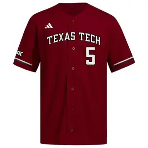 Adidas Patrick Mahomes Texas Tech Raiders Replica Baseball Jersey