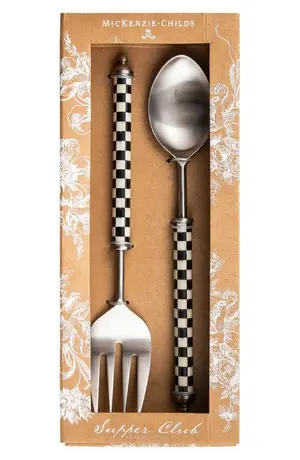 MACKENZIE-CHILDS Supper Club Salad Serving Set