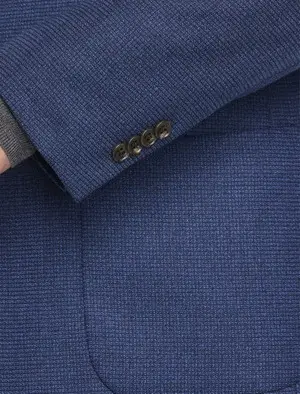 JV REFLEX Big & Tall Mini Check Sport Coat