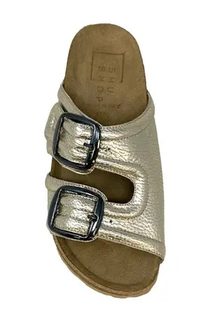 SHU SHOP Barbara Two-strap Sandal - Gold