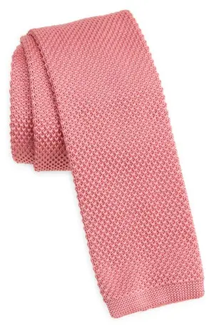 CLIFTON WILSON Knit Neck Tie - Pink