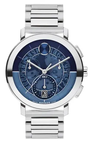 Movado Chronograph Bracelet Watch - Blue