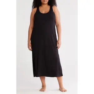 Nordstrom Cool Touch Racerback Nightgown - Black