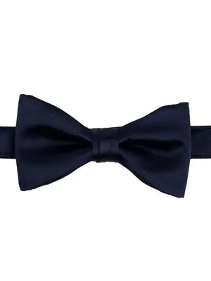 BROOKLYN BRIGADE Satin Pre-tied Bow Tie - Navy