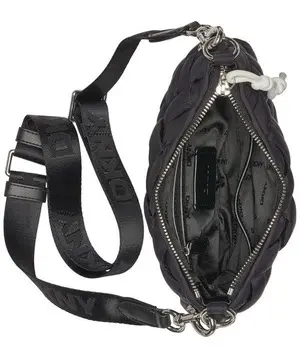 Dkny Nadia Crossbody Bag - Black/silver