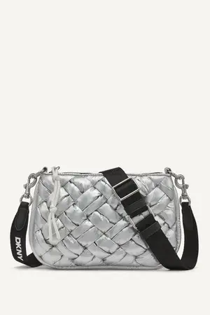 Dkny Nadia Crossbody Bag - Silver