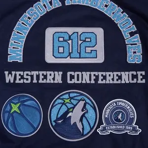 PRO STANDARD Minnesota Timberwolves Area Code Twill Full-zip Jacket
