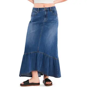 Wash Lab Denim Frill Skirts