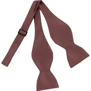 BROOKLYN BRIGADE Satin Bow Tie - Dark Mauve