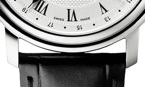 FREDERIQUE CONSTANT Classics Heartbeat Moon Phase Strap Watch - Silverone