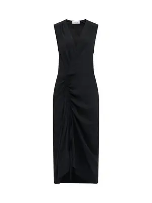 CALLAS MILANO Agnes Wrap Dress - Black
