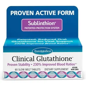 EUROMEDICA Clinical Glutathione 60 Tablets - One-color