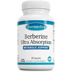 EUROMEDICA Berberine Ultra Absorption Metabolic Support 60 Capsules - One-color