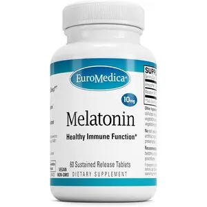 EUROMEDICA Melatonin 10mg Sustained Release 60 Tablets - One-color