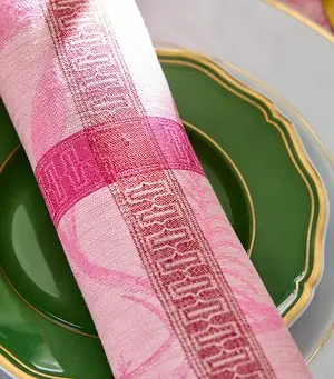 LE JACQUARD FRANÇAIS Linen À L’orangerie Napkin