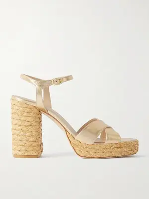 Stuart Weitzman Raffia Sandals For Women