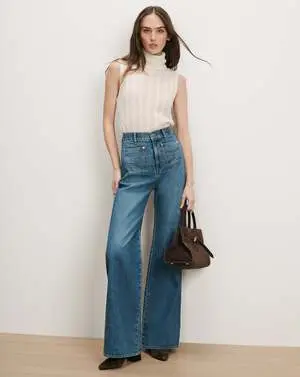 Veronica Beard Grant Wide-leg Jean - Wanderer