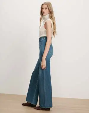 Veronica Beard Grant Wide-leg Jean