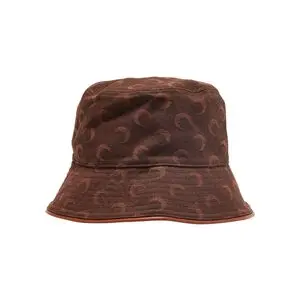 MARINE SERRE Moon Jacquard Bucket Hat - Brown