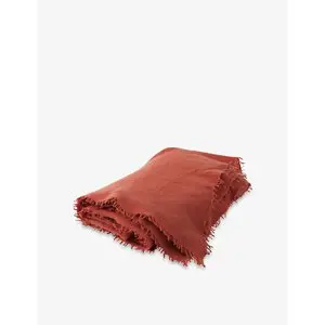 MAISON DE VACANCES Fringed Cashmere Throw 150cm X 200cm - Spritz
