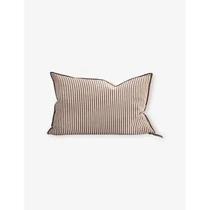 MAISON DE VACANCES Portofino Cotton And Linen-blend Cushion 40cm X 60cm - Argile