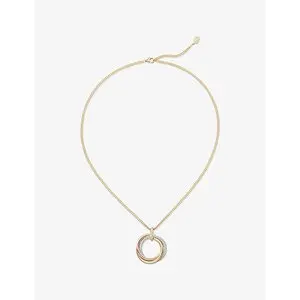 CARTIER Trinity Diamond Pendant Necklace - Yellow Gold