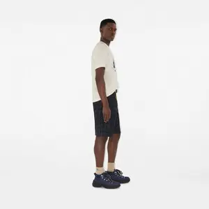 Burberry Check Denim Shorts