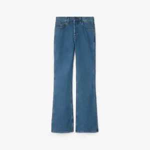 Burberry High-rise Bootcut Jeans - Mid Blue