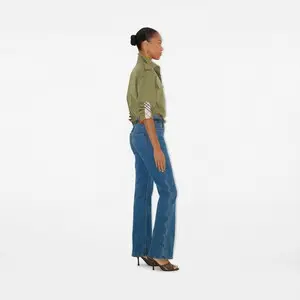 Burberry High-rise Bootcut Jeans - Mid Blue