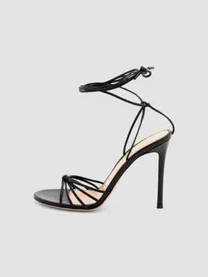 GIANVITO ROSSI 105mm Leather Stiletto-heel Sandals
