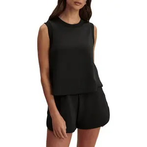 Varley Shea Crop Tank - Black