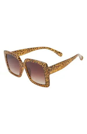 Bp. Oversized Square Sunglasses - Leopard