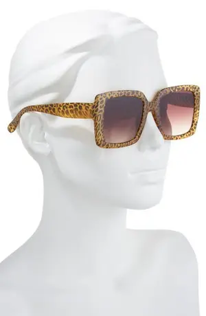 Bp. Oversized Square Sunglasses - Leopard