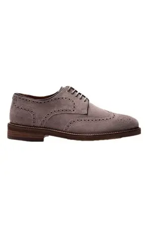 A. VEER Cambridge Wingtip Derby Lace-up - Taupe Suede