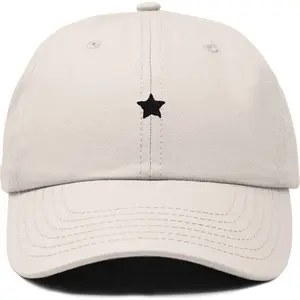 DALIX Dalix Lil Star Baseball Cap Beige