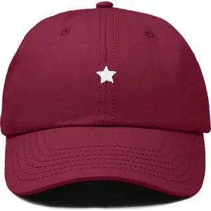 DALIX Dalix Lil Star Baseball Cap Maroon