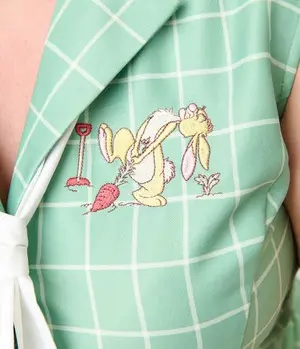Unique Vintage 1950s Edith Swing Dress - Mint Plaid