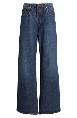 FRAME The Loose High-waist Wide-leg Jeans - Trooper