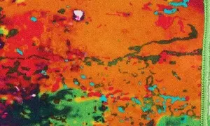 CLIFTON WILSON Color Paint Splash Silk Pocket Square
