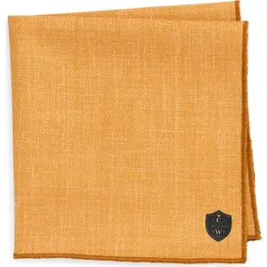 CLIFTON WILSON Linen Pocket Square At Nordstrom Gold