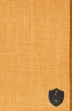 CLIFTON WILSON Linen Pocket Square - Gold