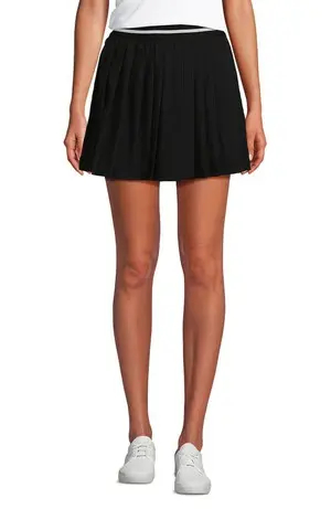 LANDS' END Pleated Skort - Black