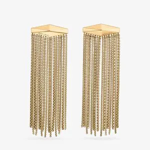 Jimmy Choo Gold Tone Earrings