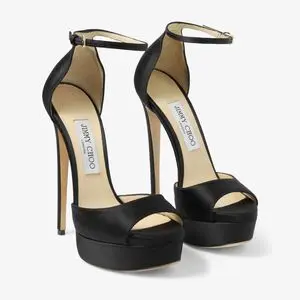 JIMMY CHOO Max 150 Satin Sandals