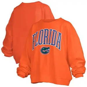 PRESSBOX Florida Gators Arch Over Logo Oversized Pullover Sweatshirt