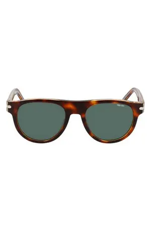 Nike Crescent Iii 54mm Round Sunglasses - Tortoise / Green