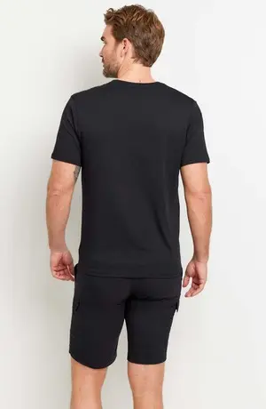 Anatomie Vince V-neck T-shirt - Black