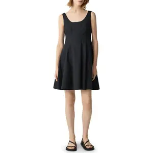 Theory Sleeveless Fit & Flare Dress