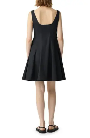 Theory Sleeveless Fit & Flare Dress